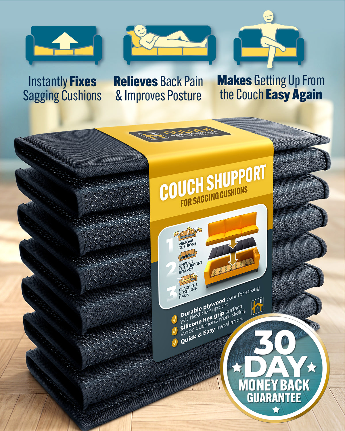 Couch Cushion Support Board – Golden Home Essentials